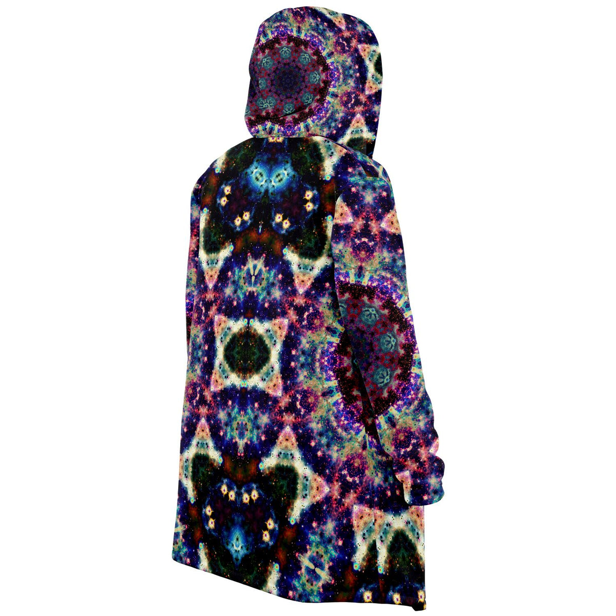 Lyrical Psychedelic Microfleece Cloak – Heady & Handmade