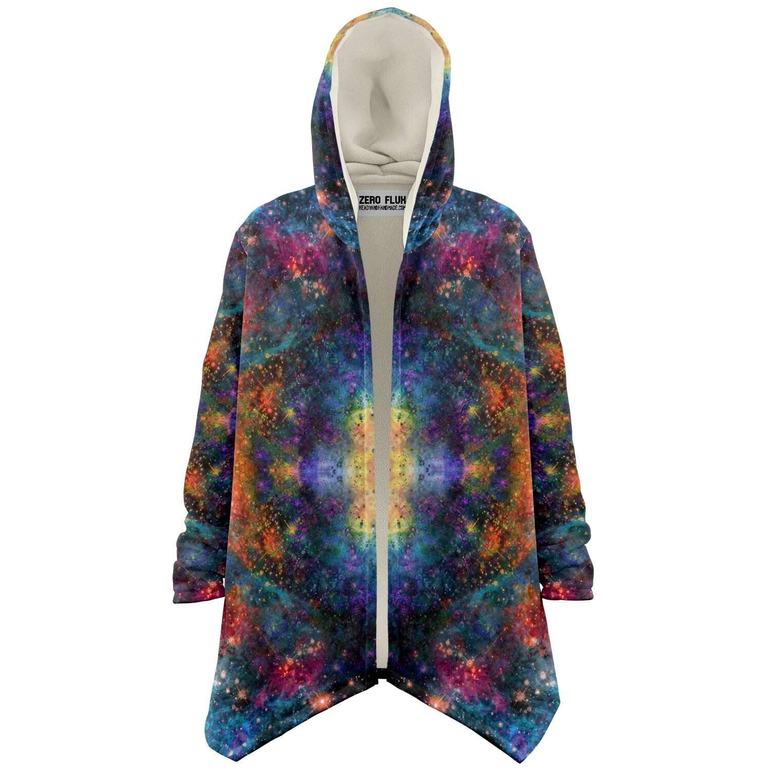 Fortuna Psychedelic Microfleece Cloak – Heady & Handmade