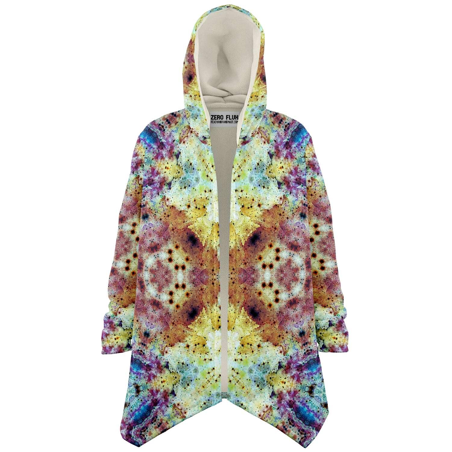 Conscious Psychedelic Microfleece Cloak – Heady & Handmade
