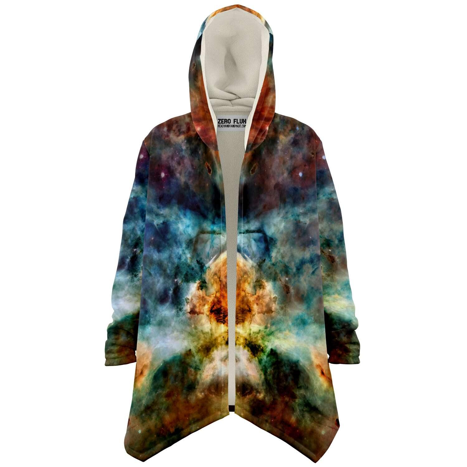 Sylas Psychedelic Microfleece Cloak – Heady & Handmade