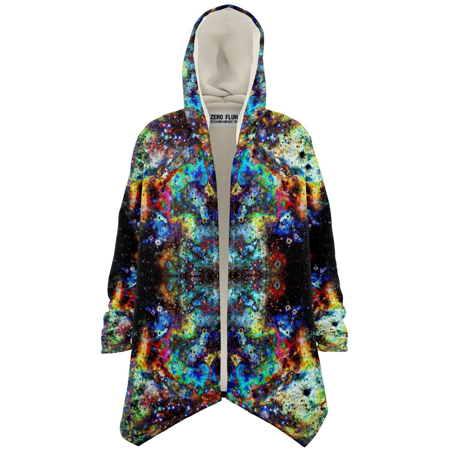 Apoc Psychedelic Microfleece Cloak – Heady & Handmade