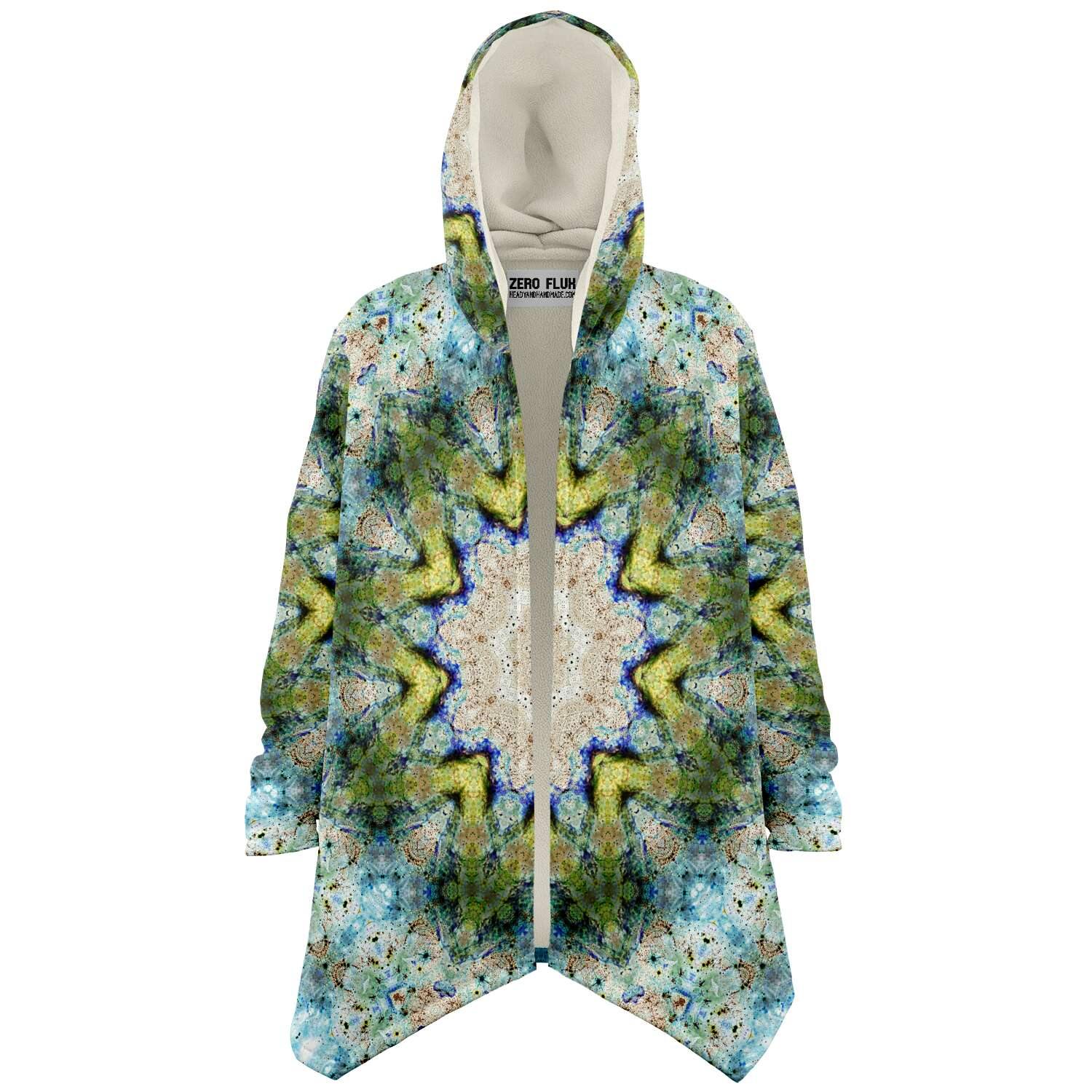 Freya Psychedelic Microfleece Cloak – Heady & Handmade