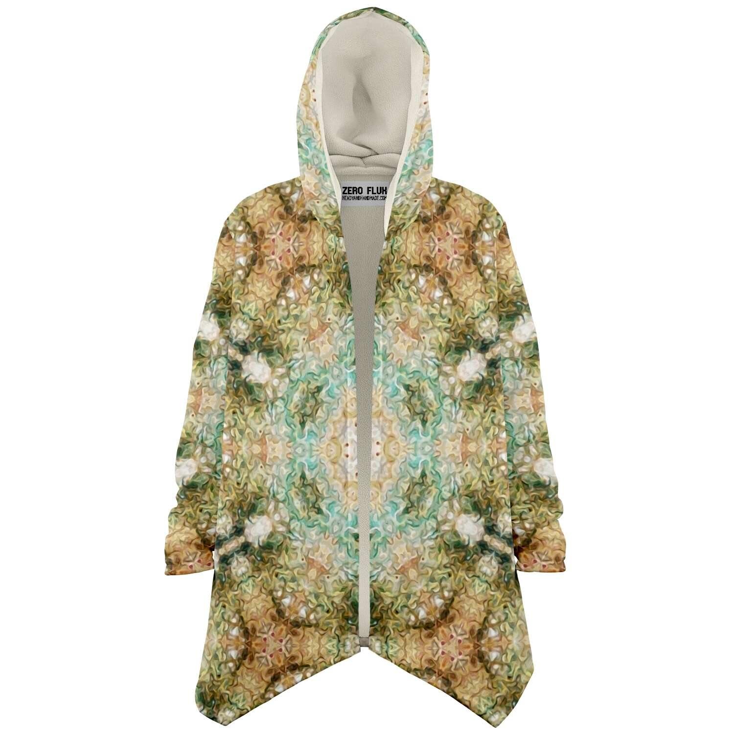 Amberwood Psychedelic Microfleece Cloak – Heady & Handmade