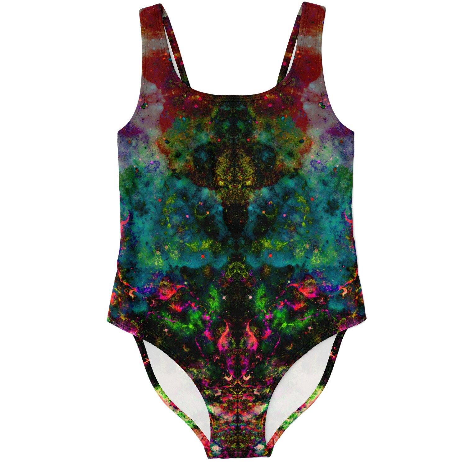 Lucid Psychedelic One Piece Swimsuit – Heady & Handmade