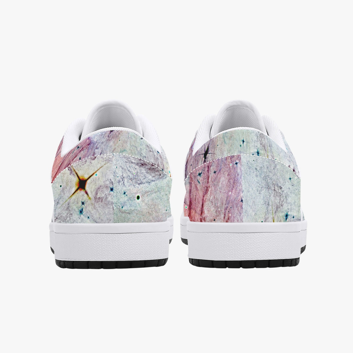 Aphrodite Psychedelic Split-Style Low-Top Sneakers – Heady & Handmade
