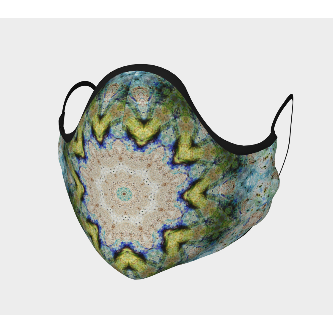 Freya Psychedelic Custom Fit Face mask – Heady & Handmade