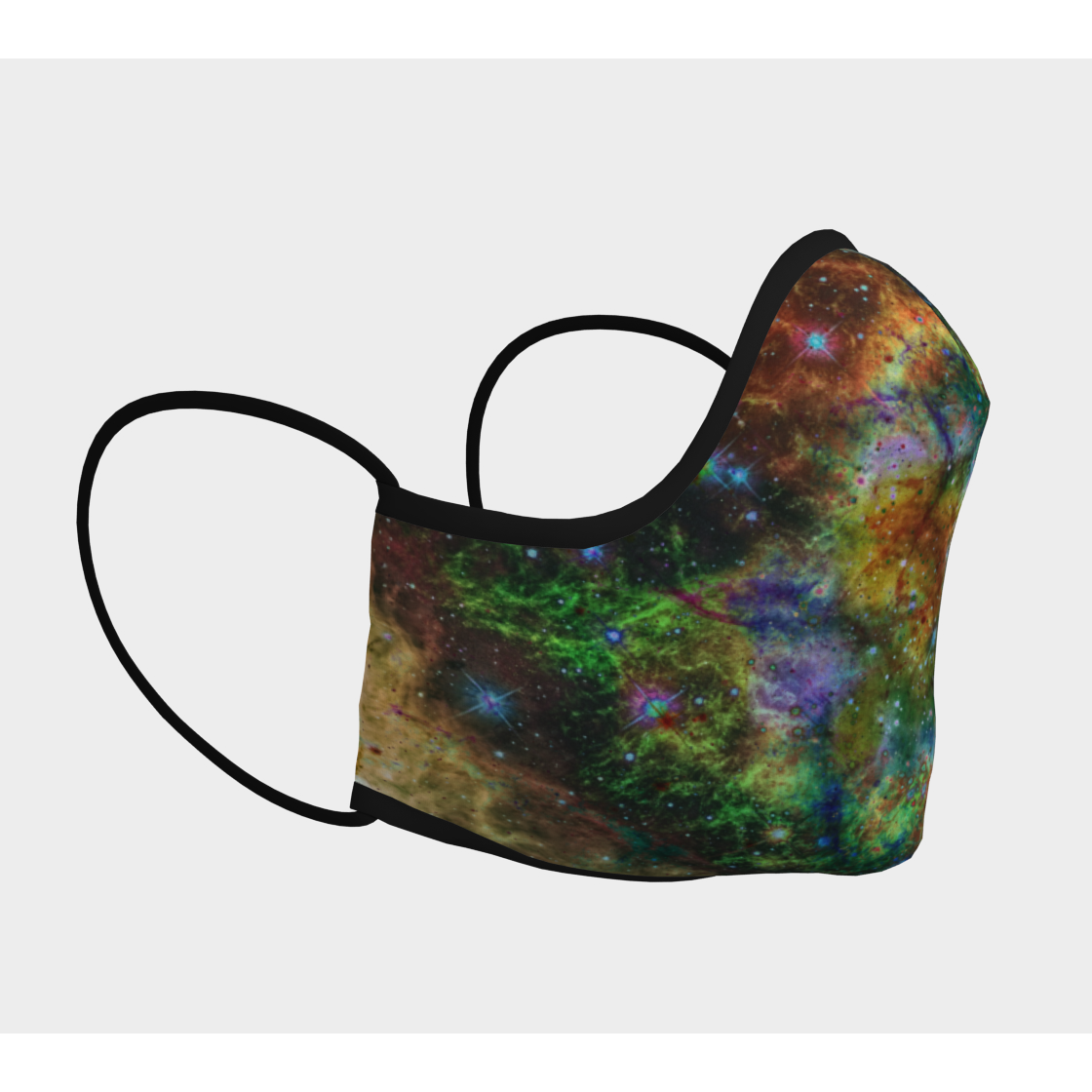 Supernova Psychedelic Custom Fit Face mask – Heady & Handmade